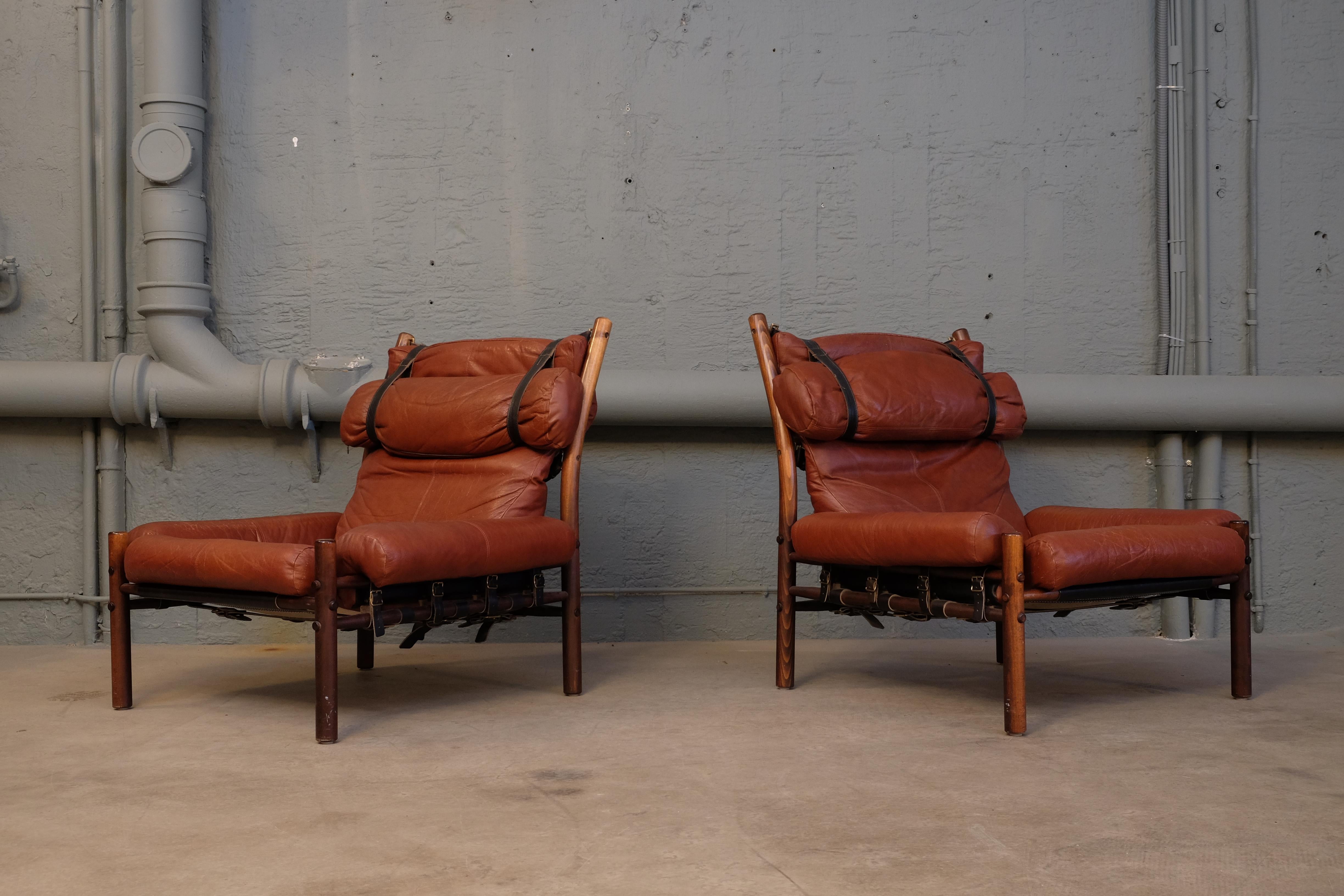 Pair of Arne Norell Easy Chairs Model Inca, 1960s at 1stDibs | inca ...