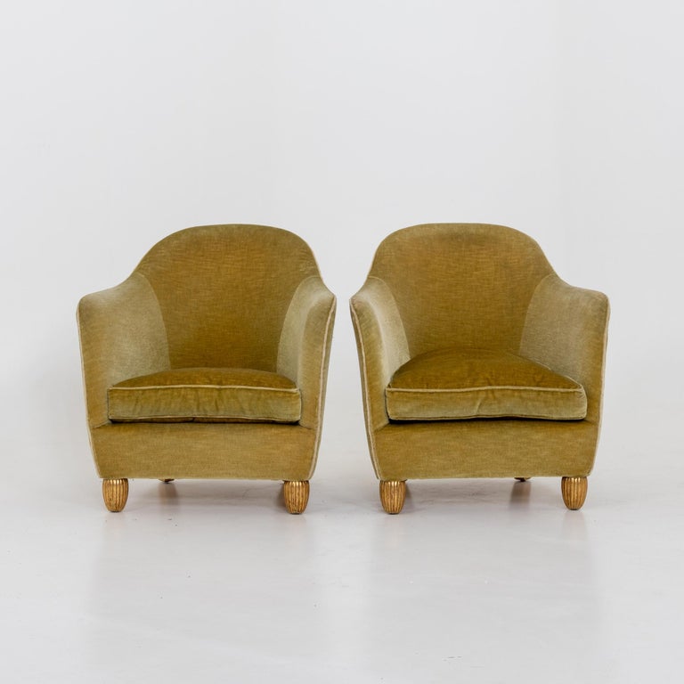 Pair of Art Deco Armchairs by Maison Franck at 1stDibs