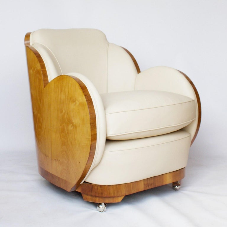 Pair of Art Deco Cloud Back Chairs by Harry and Lou Epstein English ...