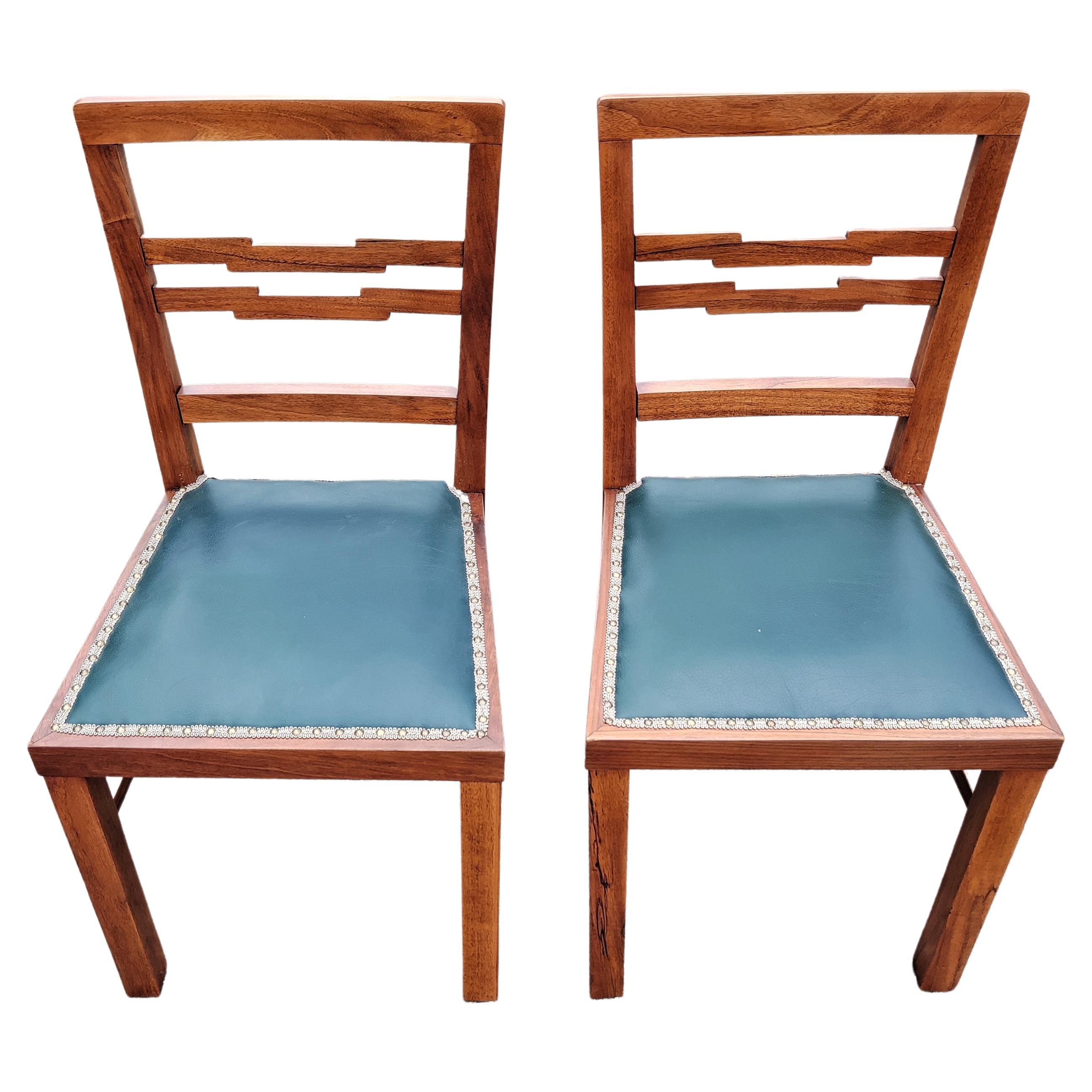 1930s Art Deco Dining Chairs in Walnut, Czechoslovakia For Sale at ...