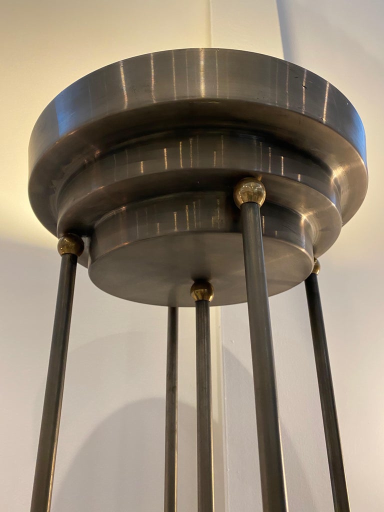 Pair of Art Deco Floor Lamps with Skyscraper Motif For Sale at 1stDibs