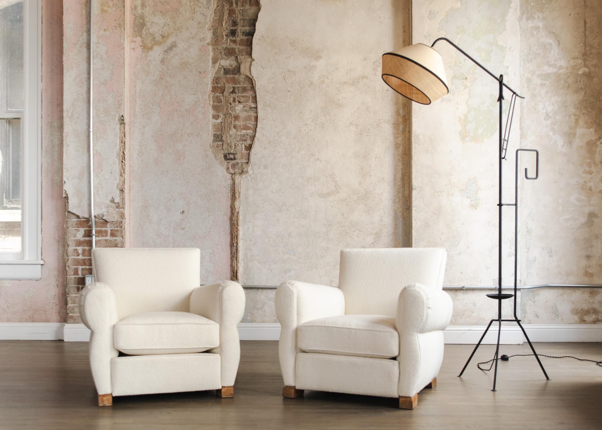 Pair of Art Deco lounge chairs at 1stDibs