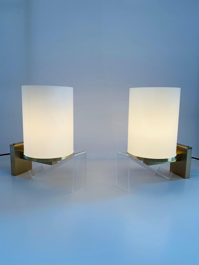 Pair of Art Deco Sconces Signed Perzel 'Art Deco Wall Lights : Rare ...