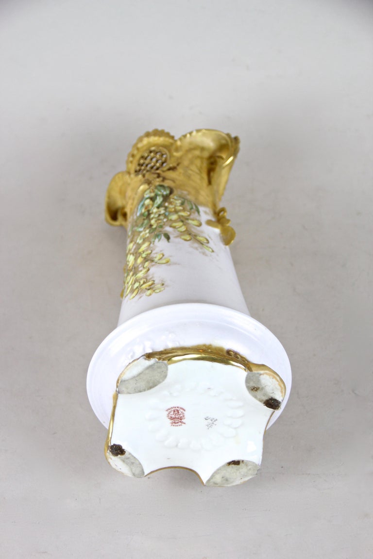Pair of Art Nouveau Porcelain Vases by Ernst Wahliss/ Teplitz Marked ...