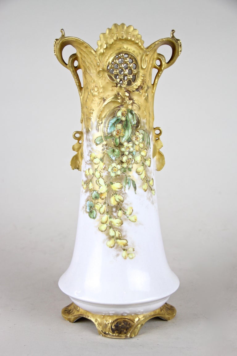 Pair of Art Nouveau Porcelain Vases by Ernst Wahliss/ Teplitz Marked ...