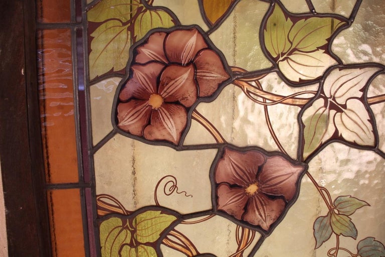 Pair of Art Nouveau Stained Glass Signed by Jacques Gruber at 1stDibs ...