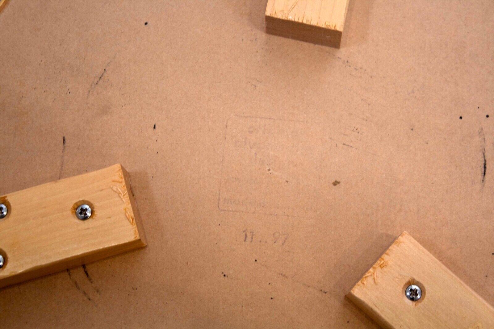 Pair of Artek Alvar Aalto 90D Black and White Round End Tables For Sale ...