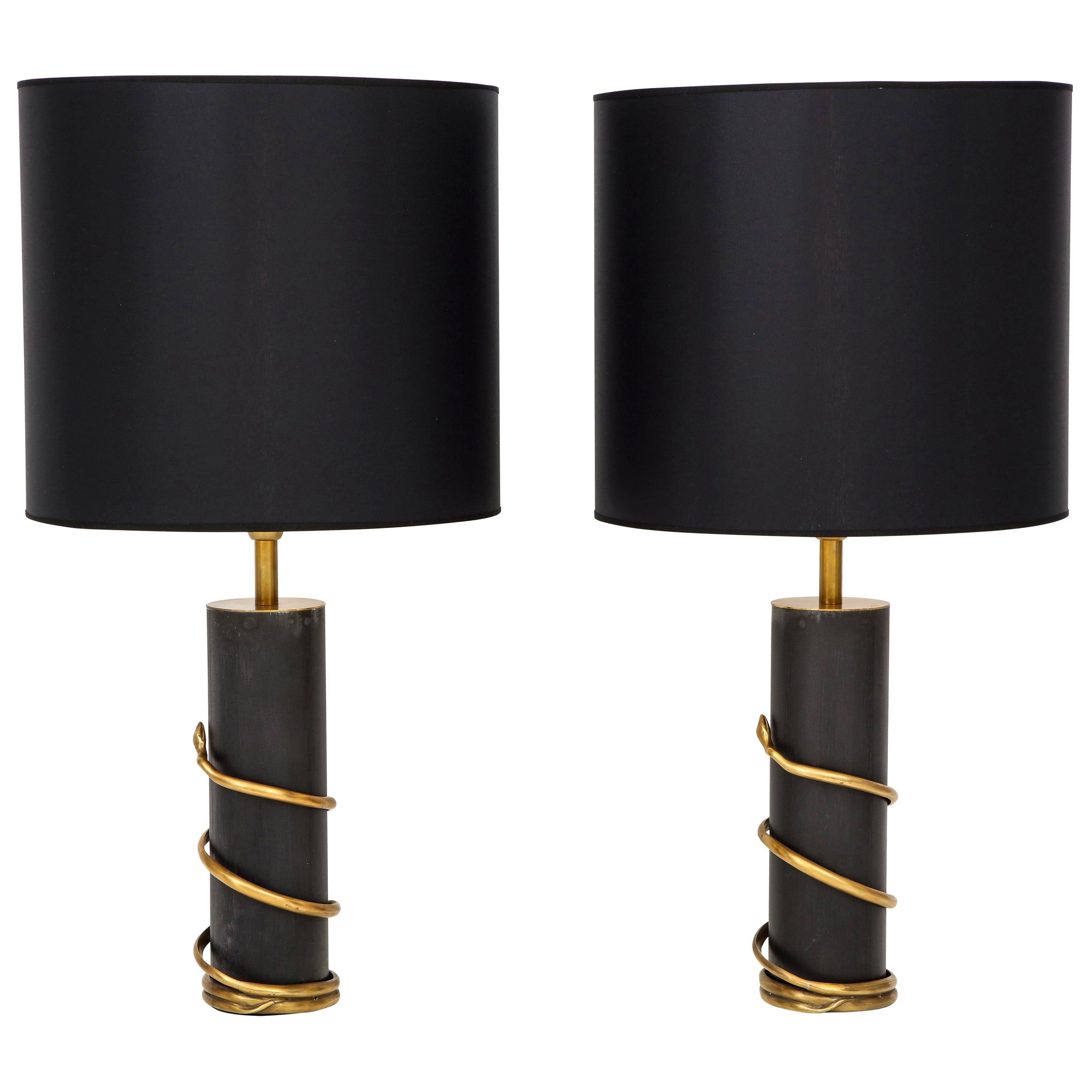 Snake Skin Lamp For Sale at 1stDibs