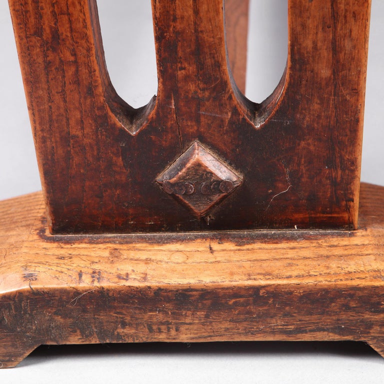 Pair of Arts and Crafts Elm Centre Tables / Side Tables For Sale at 1stDibs