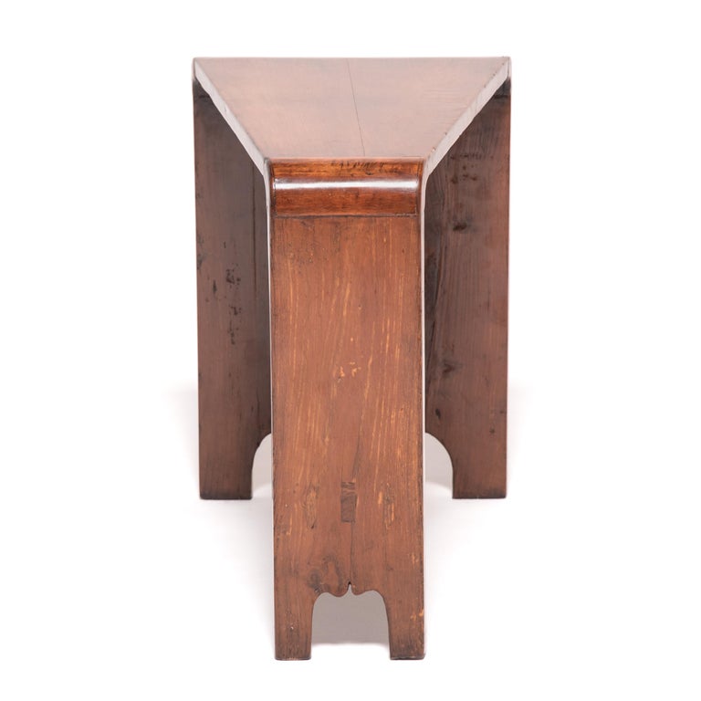 Pair of Asymmetrical Deco Side Tables For Sale at 1stDibs