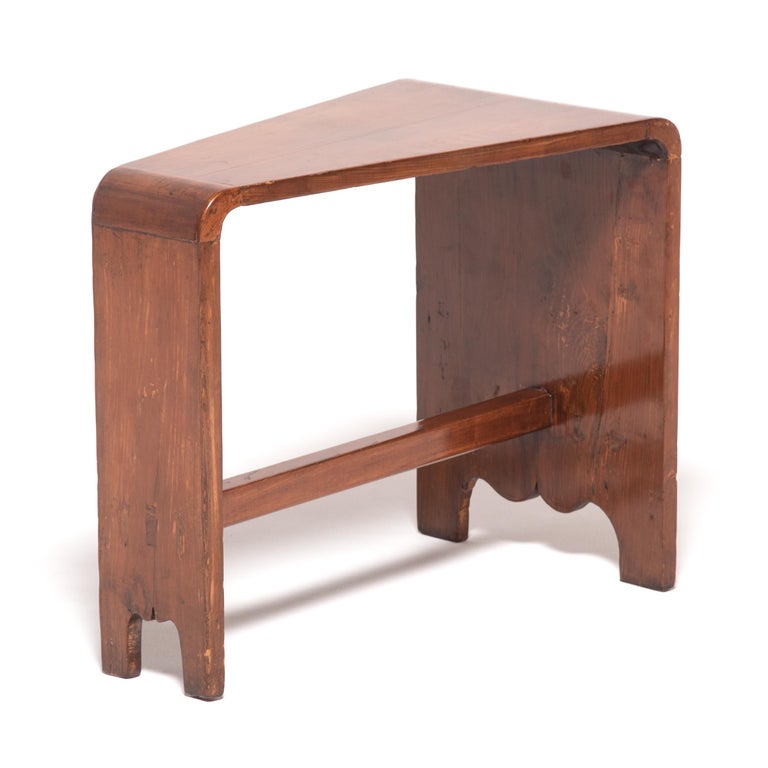 Pair of Asymmetrical Deco Side Tables For Sale at 1stDibs