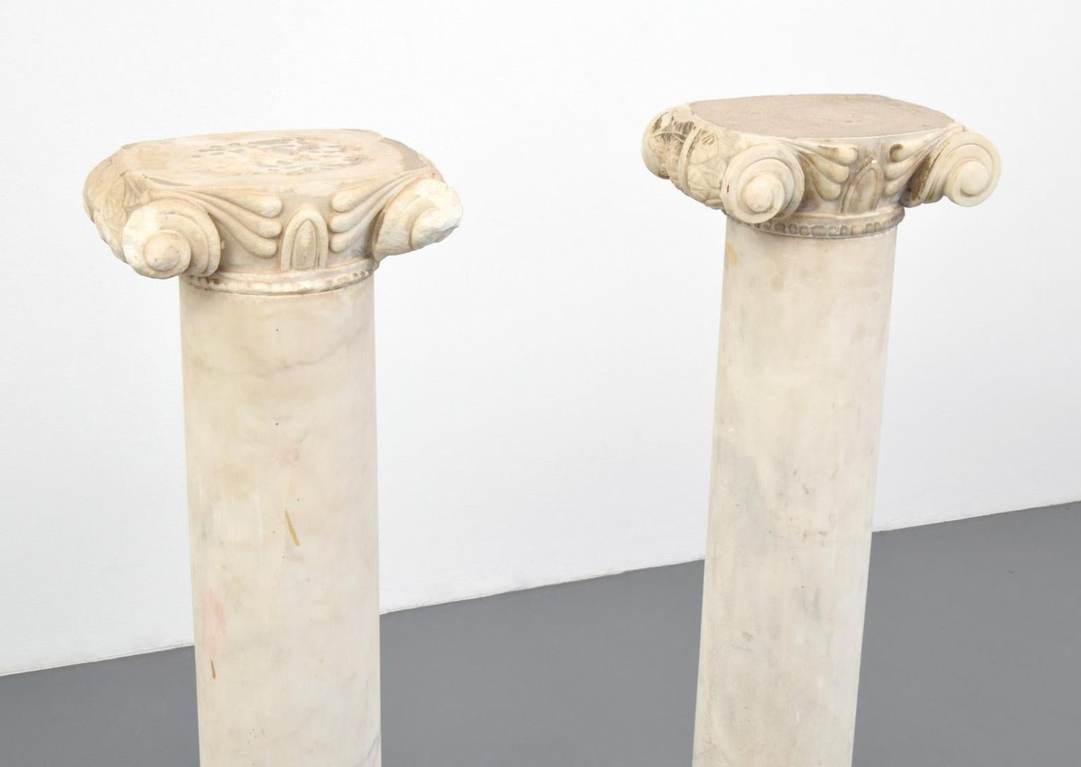 Pair of Attica Marble Greek Columns at 1stDibs | greek columns for sale ...