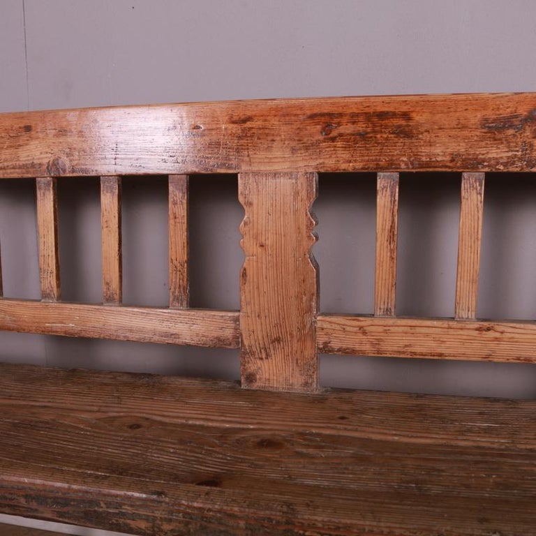 Pair of Austrian Pine Benches For Sale at 1stDibs