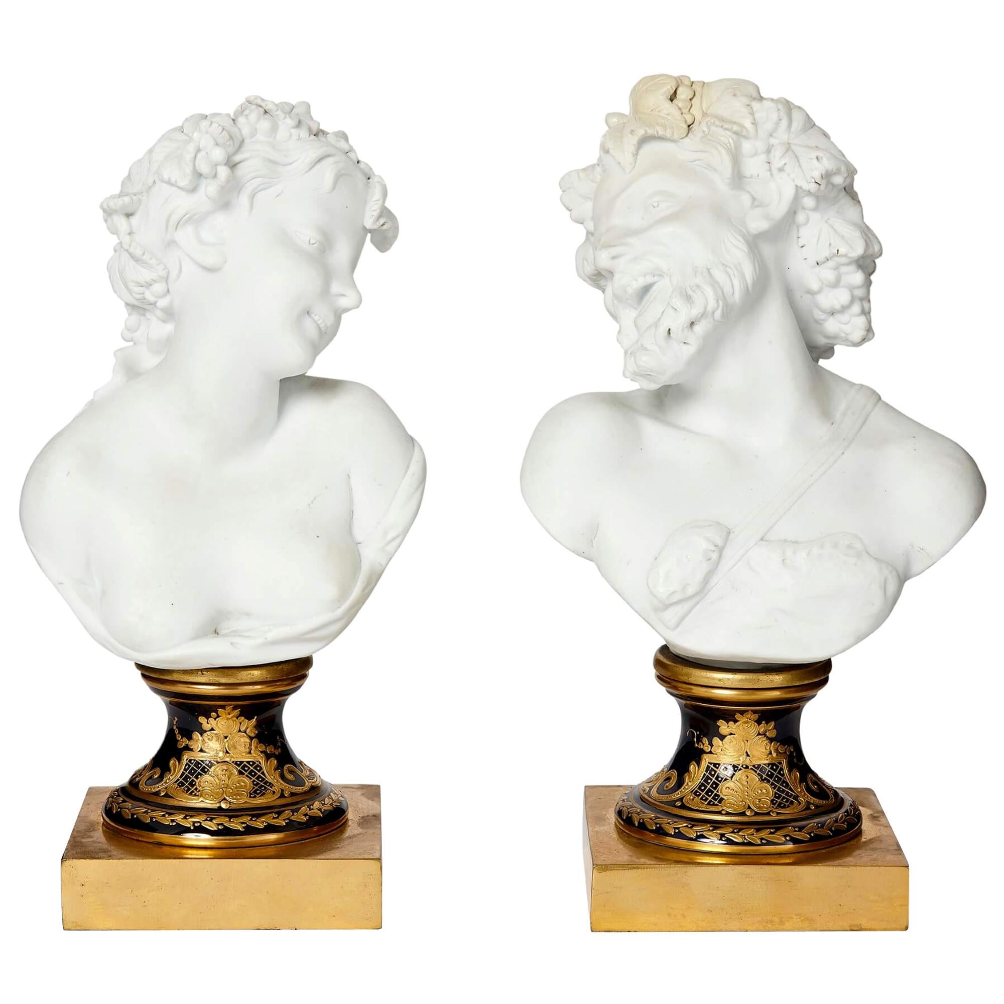 Dresden Porcelain Bisque Bust of Marie Antoinette at 1stDibs