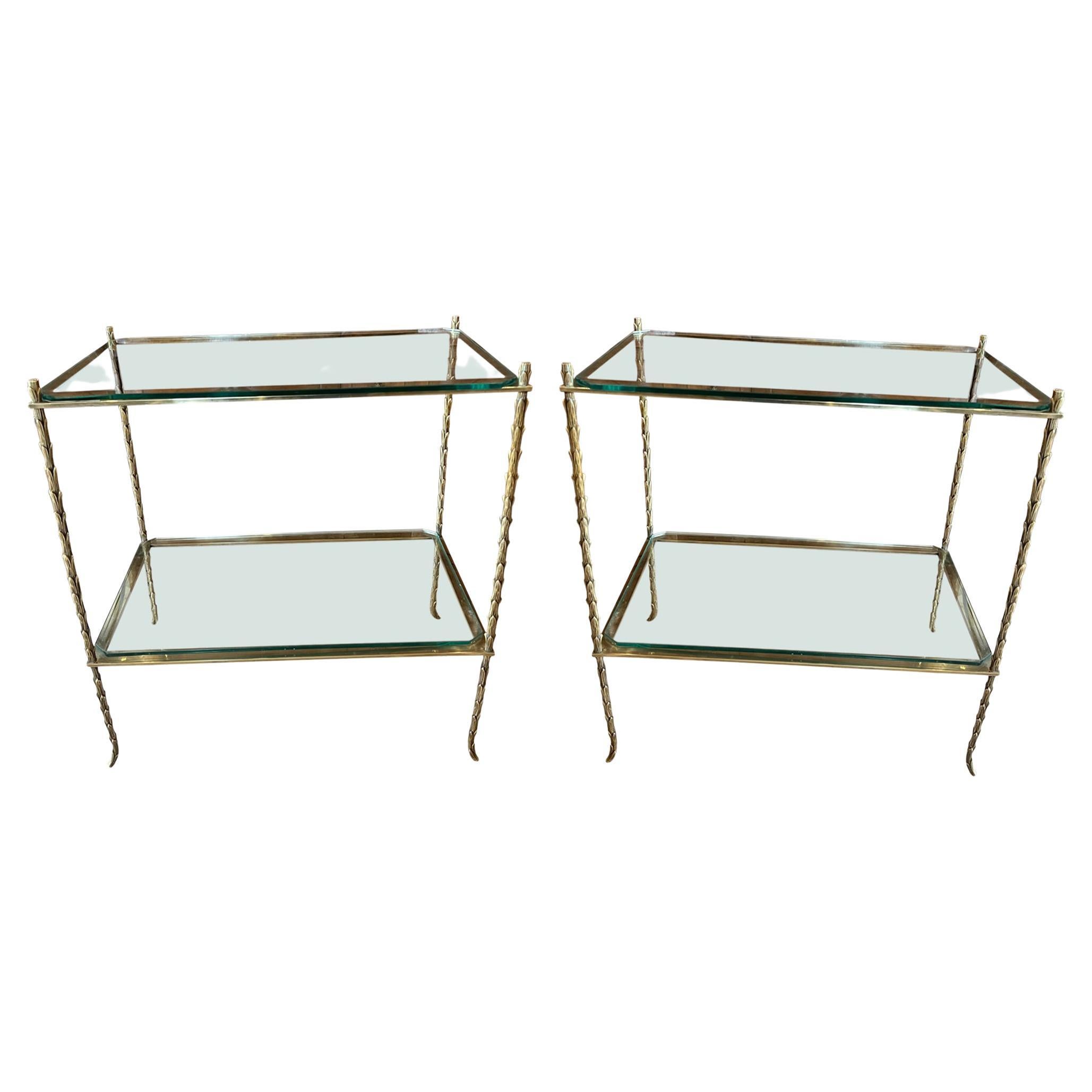 Art Deco Style Pair of Side Tables For Sale at 1stDibs Art Deco Style Pair of Side Tables For Sale at 1stDibs