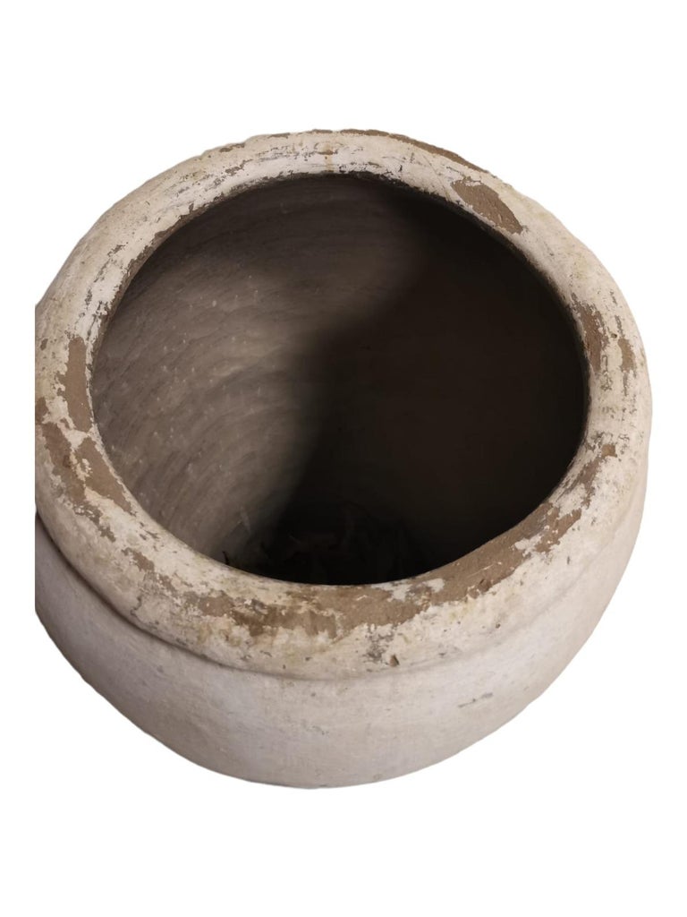 Pair of Baked Clay Jars, 20th Century For Sale at 1stDibs