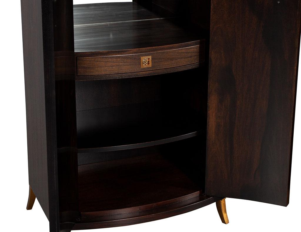 Pair of Baker Bevel Bar Cabinets by Thomas Pheasant For Sale at 1stDibs ...