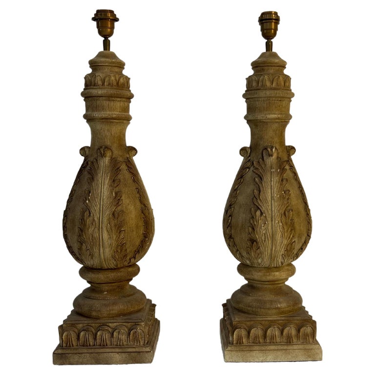 Pair of Baluster Lamps Napoleon 3 For Sale at 1stDibs
