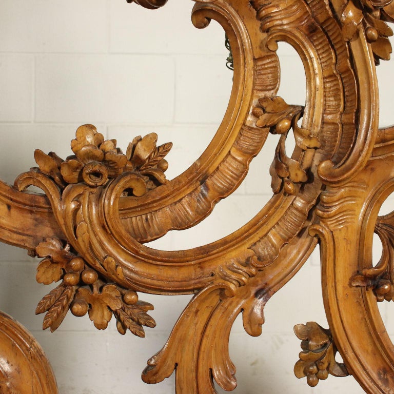 Pair of Balusters Barocchetto Swiss Pine Wrought Iron, Italy, 1750 For ...