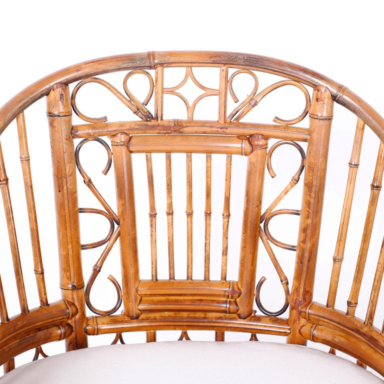 Pair of Bamboo Brighton Pavilion Chairs at 1stDibs