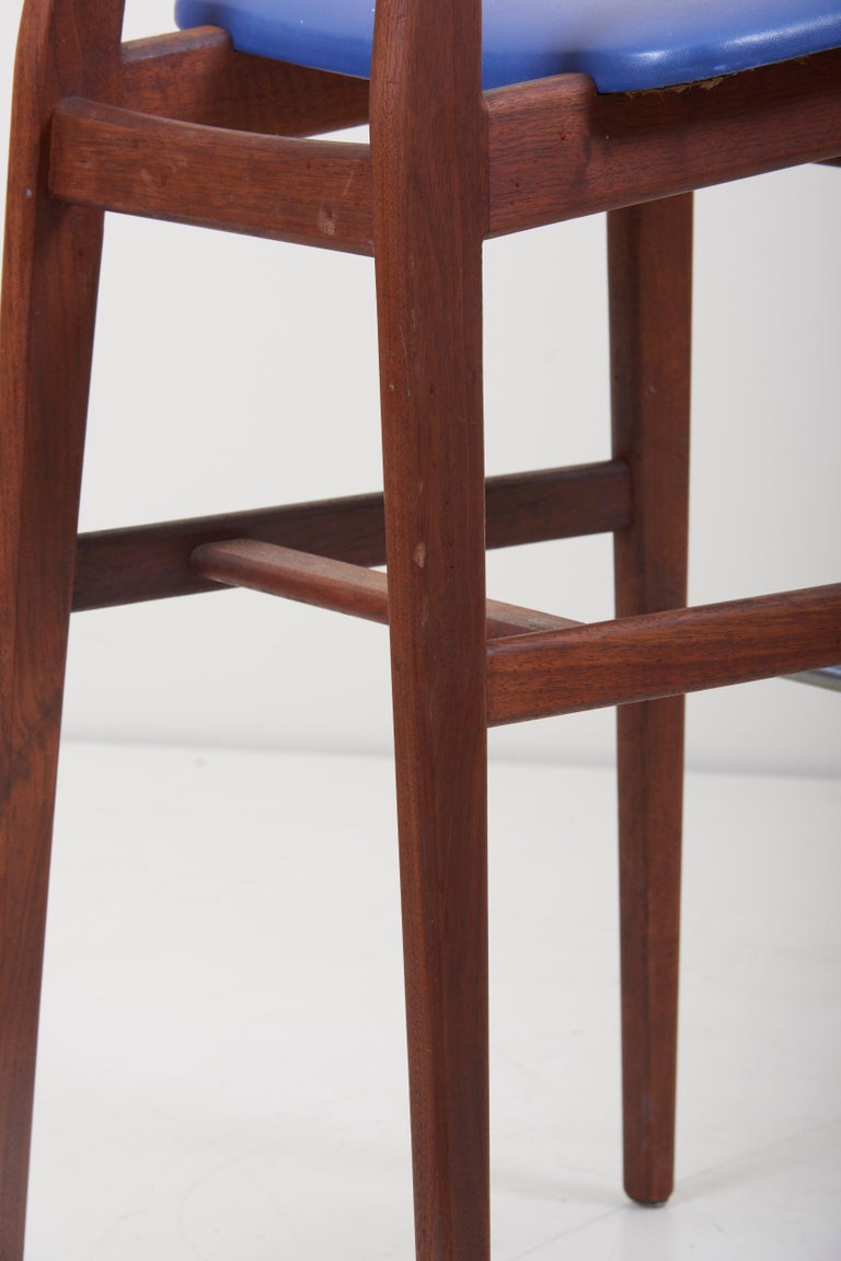 Pair of Bar Stools by Jens Risom, US, 1960s at 1stDibs