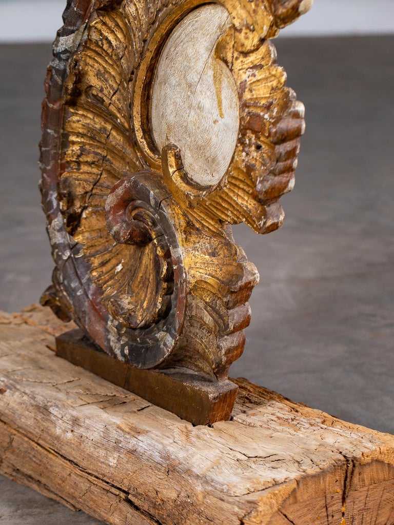 Pair of Baroque Period Italian Hand-Painted Architectural Fragments ...