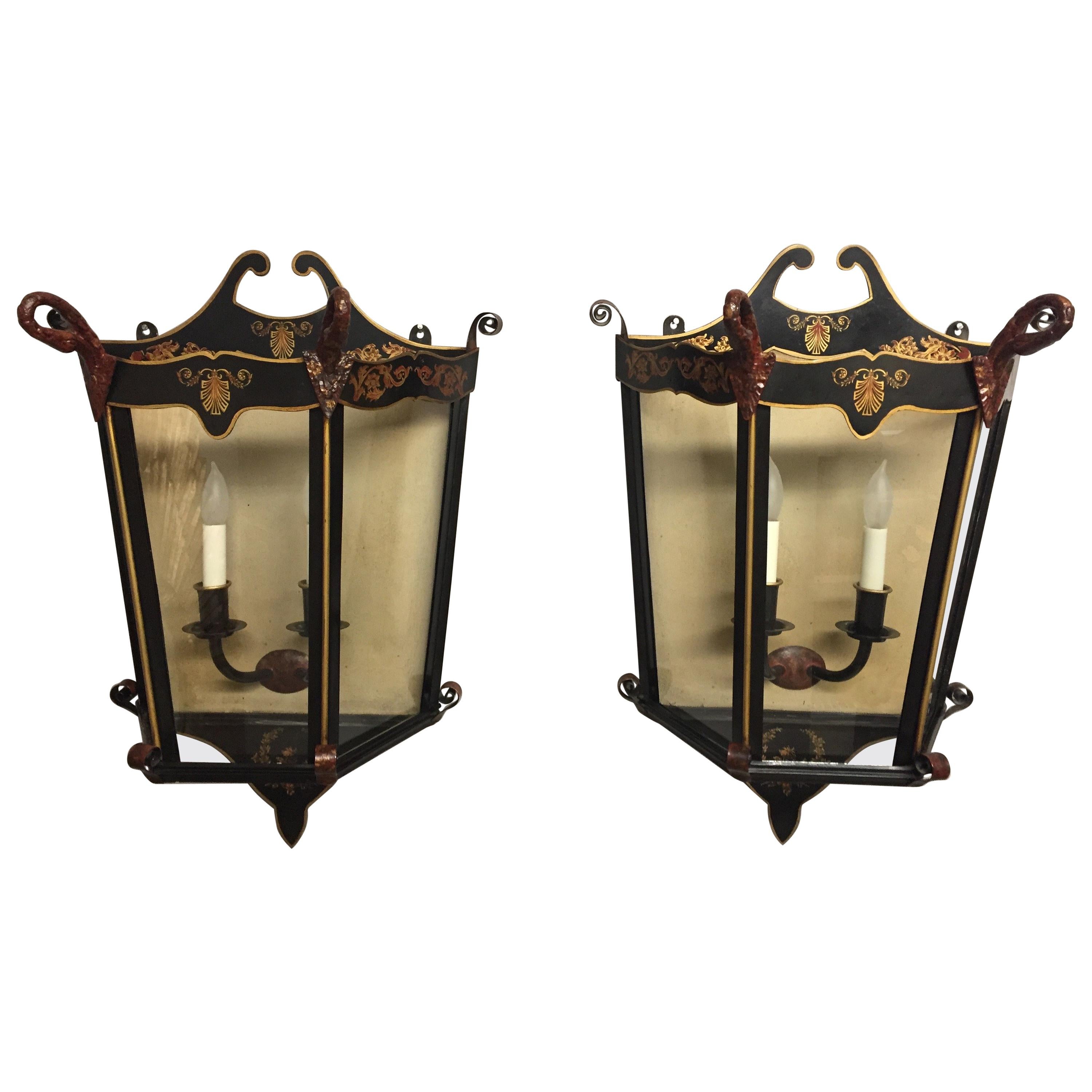 Very Large Wall Lamp with Swan Figure Very Beautiful For Sale at 1stDibs