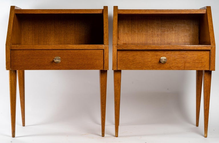 Pair of Bedside Tables, circa 1950-1960 For Sale at 1stDibs