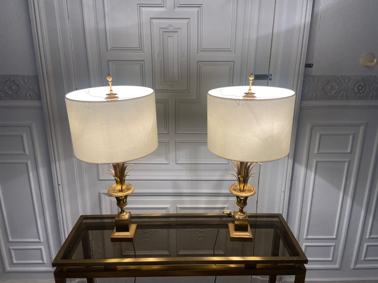 Pair of Belgian Epis Lamps by Boulanger, 1970s For Sale at 1stDibs