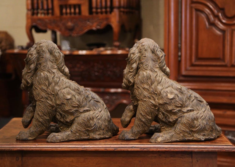 Pair of Belgium Resin Cocker Spaniel Sculptures at 1stDibs | belgian ...