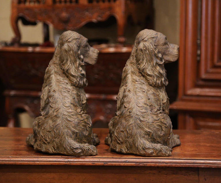 Pair of Belgium Resin Cocker Spaniel Sculptures at 1stDibs | belgian ...