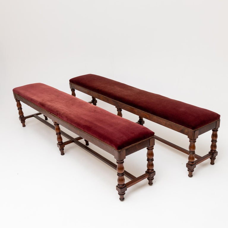Pair of Benches, circa 1900 For Sale at 1stDibs