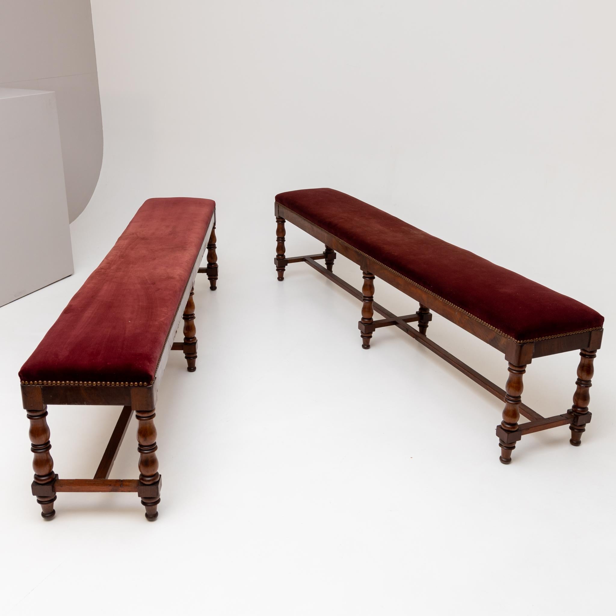 Pair of Benches, circa 1900 For Sale at 1stDibs