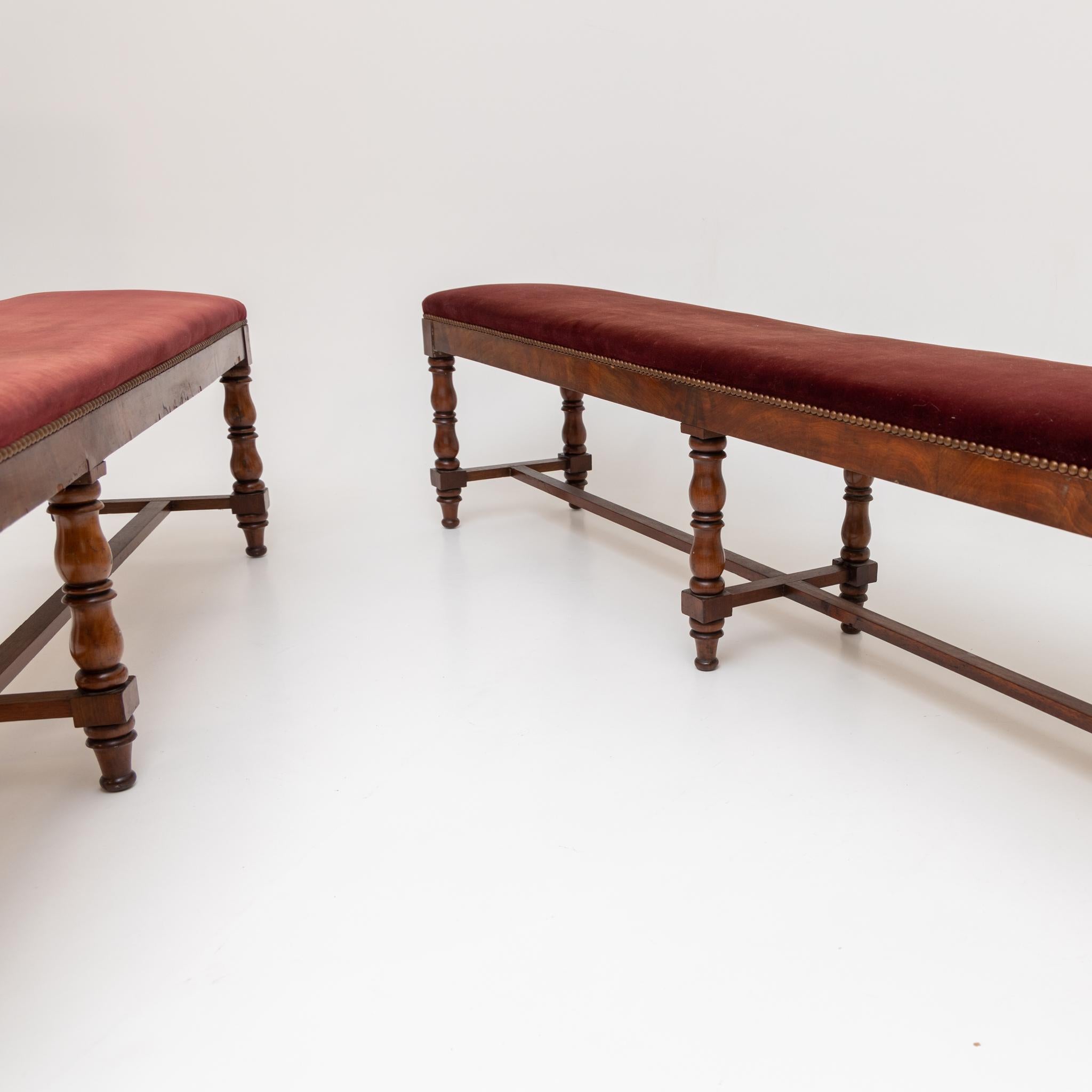 Pair of Benches, circa 1900 For Sale at 1stDibs