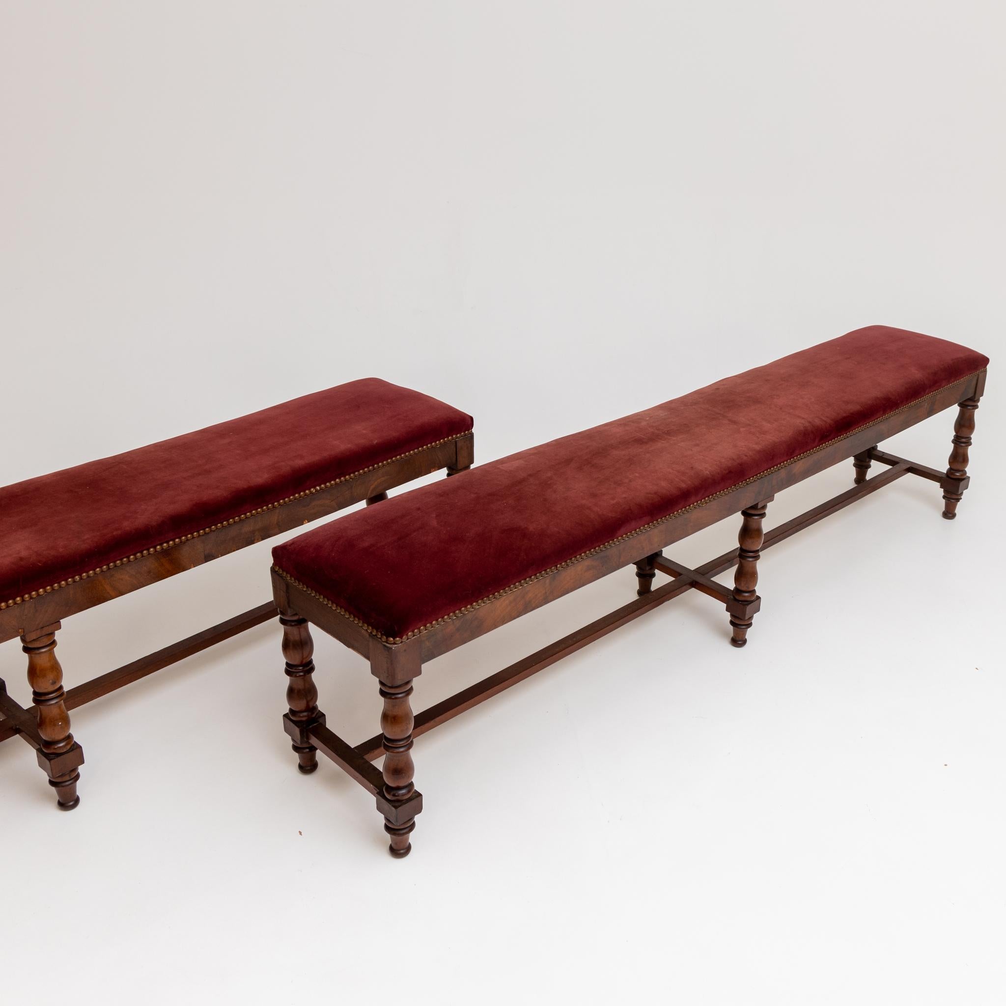Pair of Benches, circa 1900 For Sale at 1stDibs