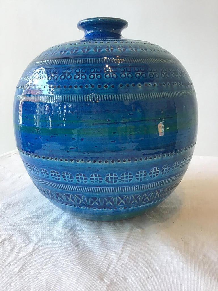 Pair of Bitossi Blue Rimini Flavia Montelupo Vase at 1stDibs | flavia ...
