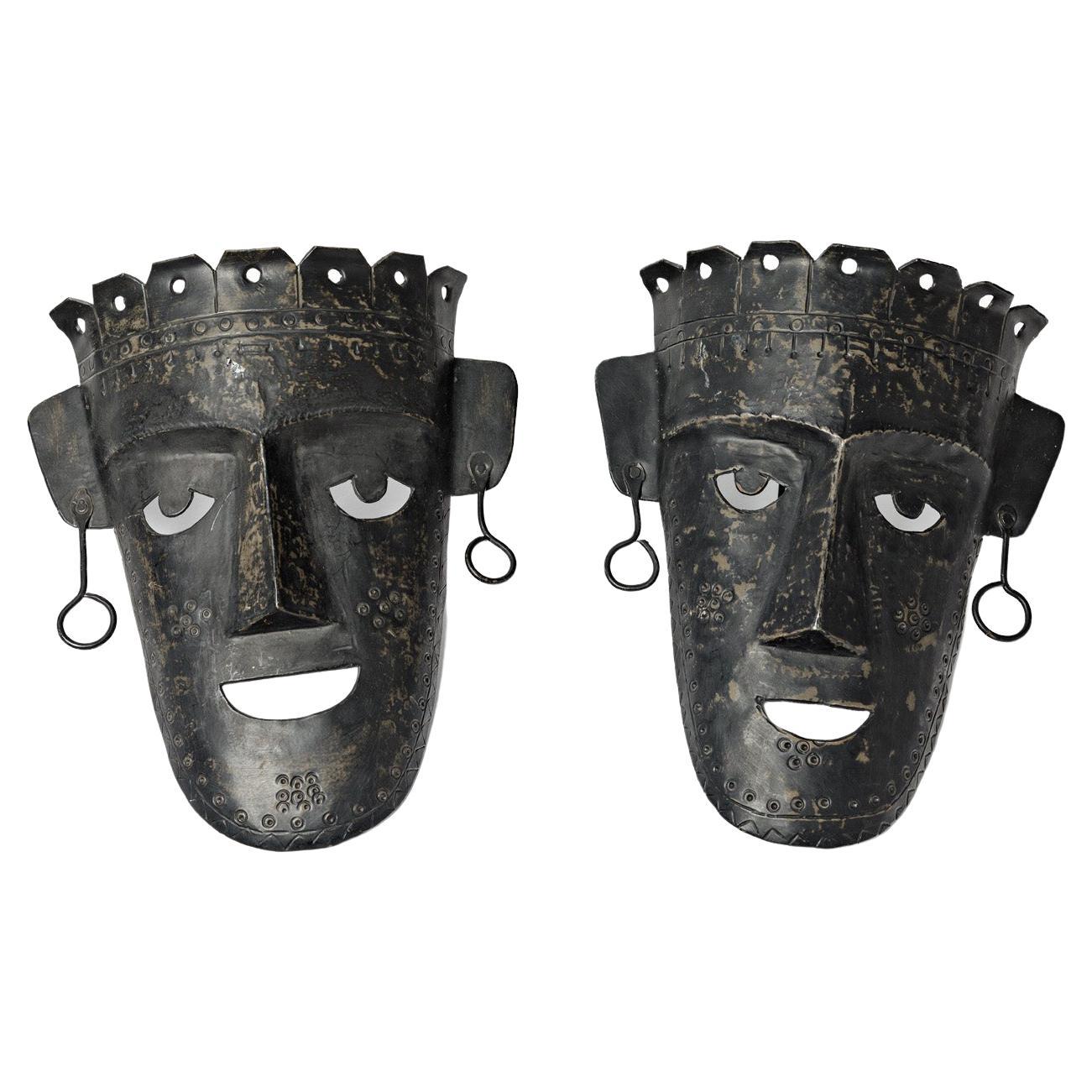 A Pair of Trust Ritual Masks at 1stDibs