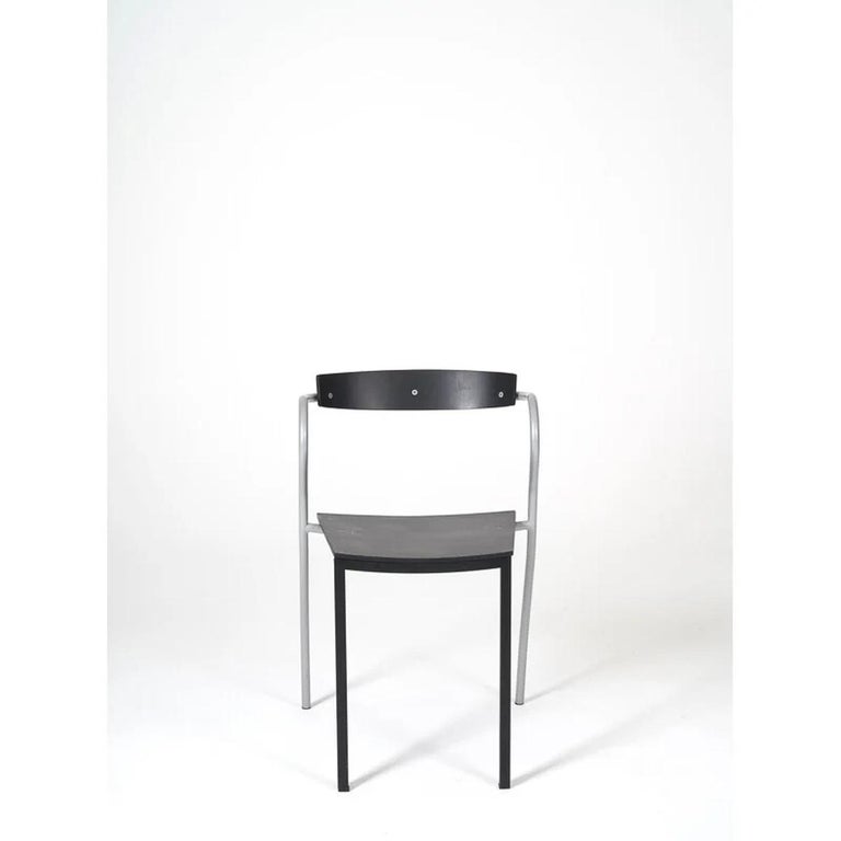 Pair of Black Pascal Mourgue for Artelano Rio Side or Dining Chairs ...