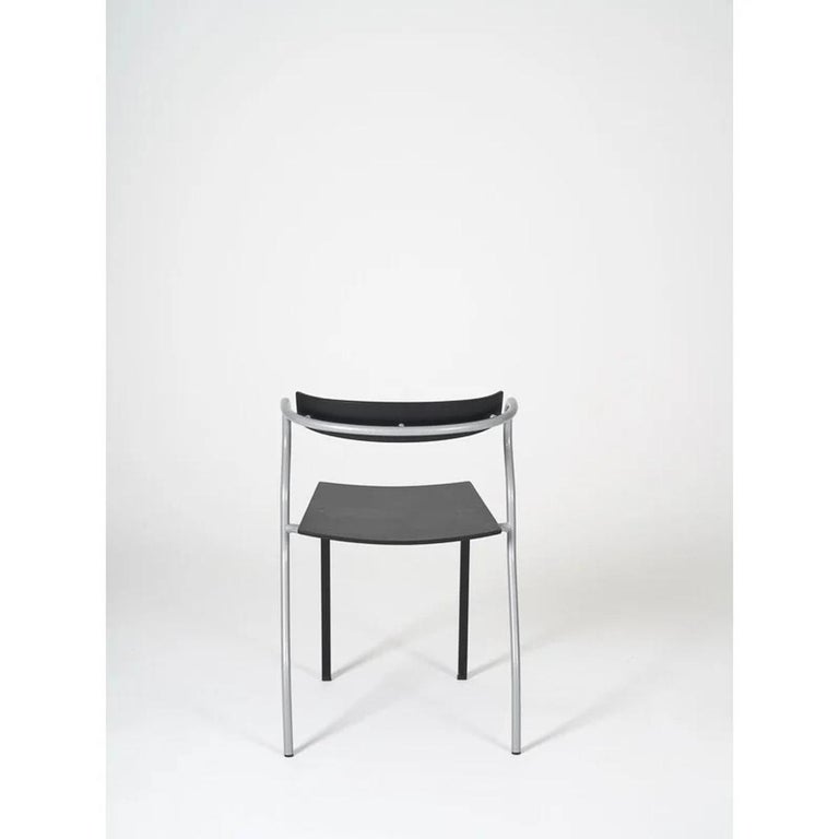 Pair of Black Pascal Mourgue for Artelano Rio Side or Dining Chairs ...