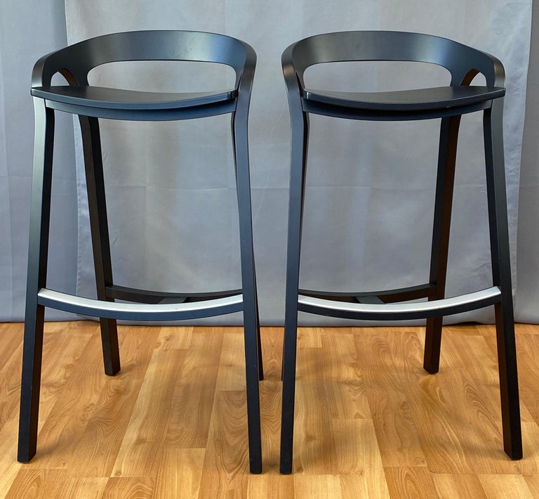 Pair of Black "She Said" Stools, Nitzan Cohen for Mattiazzi, Italy For Sale at 1stDibs ...
