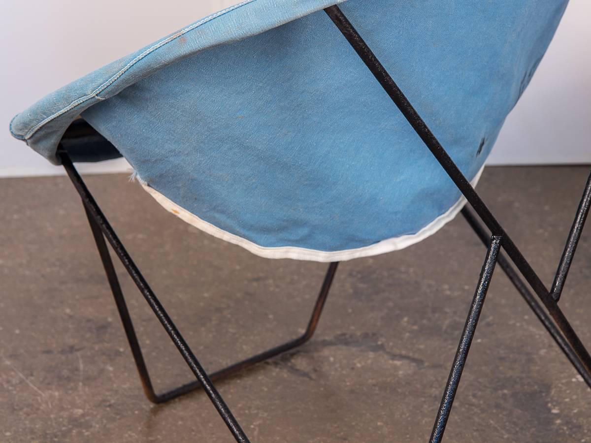 Pair of Blue Outdoor Hoop Chairs For Sale at 1stDibs | hoop chair ...