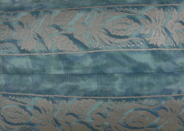 Pair of Blue and Silver Fortuny Pillows at 1stDibs