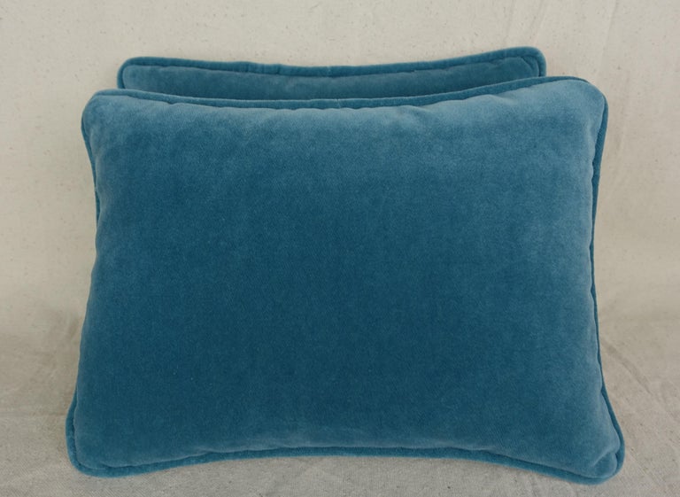 Pair of Blue and Silver Fortuny Pillows at 1stDibs