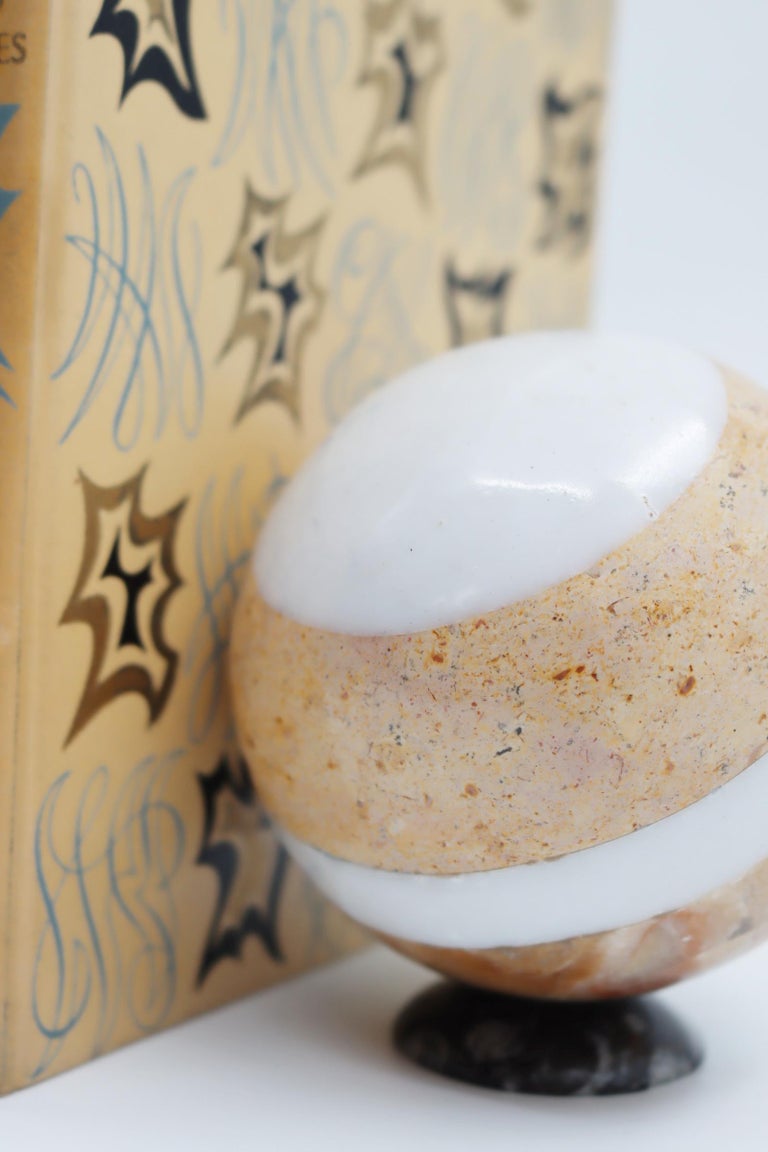 Pair of Bookends Balls, 20th Century For Sale at 1stDibs