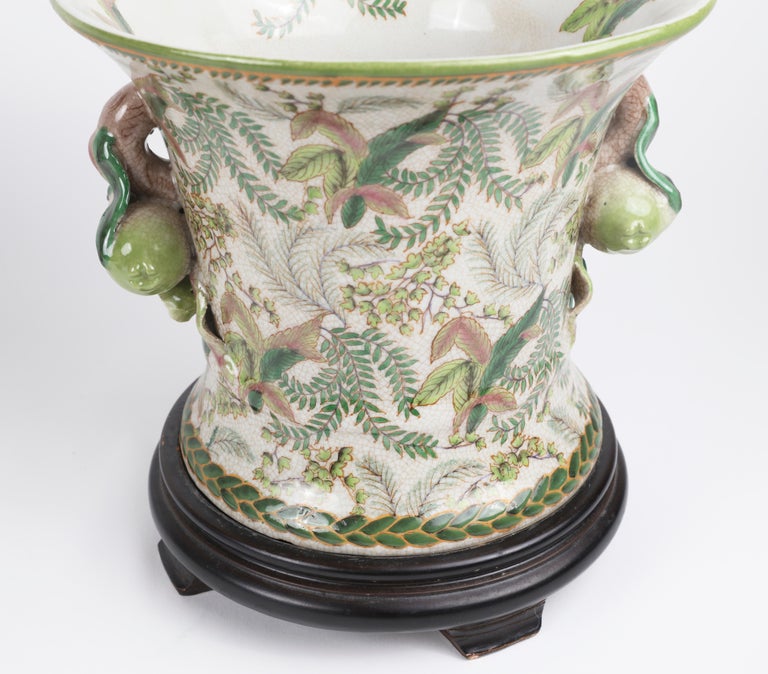 Pair of Botanical Painted Cachepots at 1stDibs | vintage planters ...