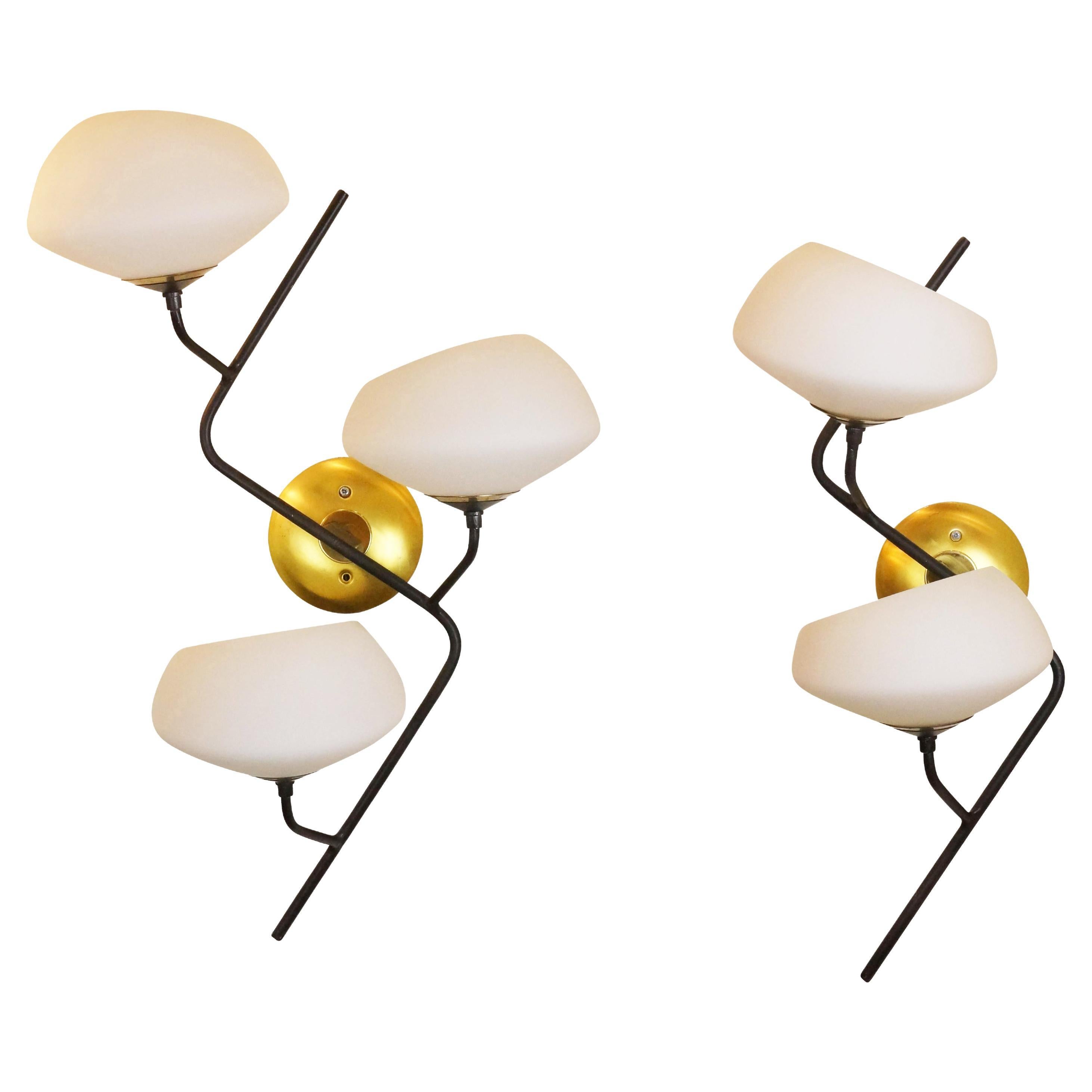Pair of Italian Wall Light at 1stDibs