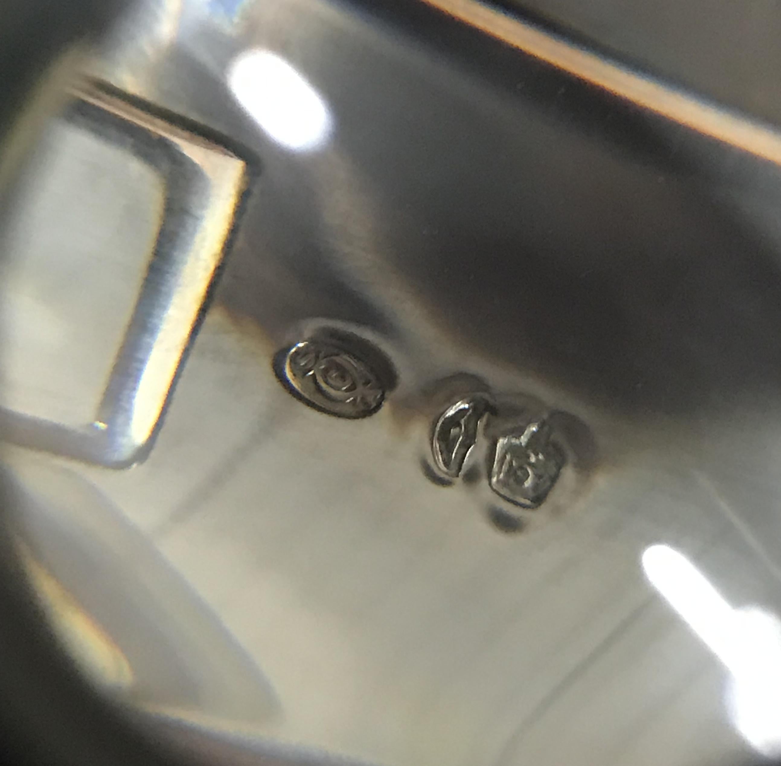 Pair of Brand New Cartier Solid Sterling Silver and Gold Gravy Ladles ...