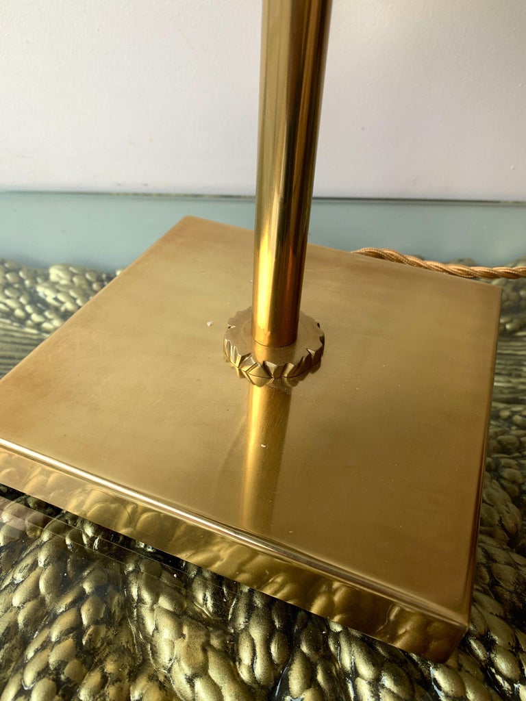 Pair of Brass Murano Glass Lamps by Esperia, Italy, 1990s at 1stDibs