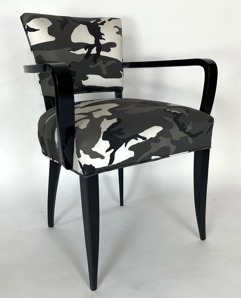 Pair of Bridge Chairs, Urban Camo For Sale at 1stDibs