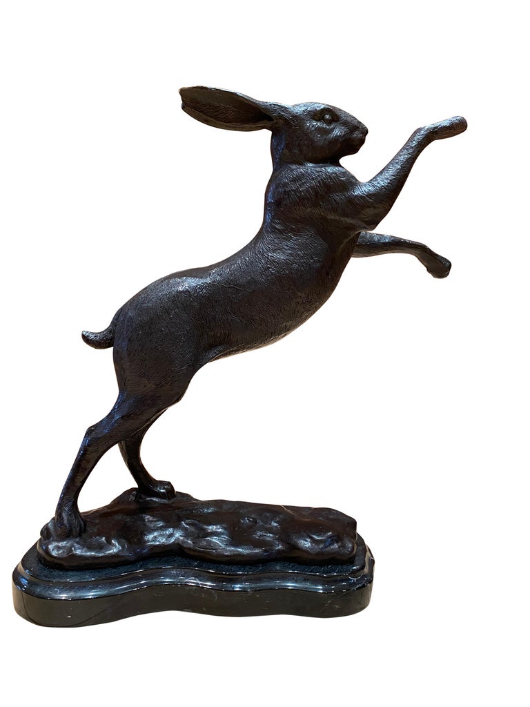 Pair of Bronze Boxing Hares, 20th Century For Sale at 1stDibs | bronze ...